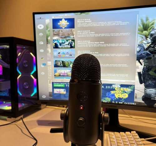 Микрофон Blue yeti silver