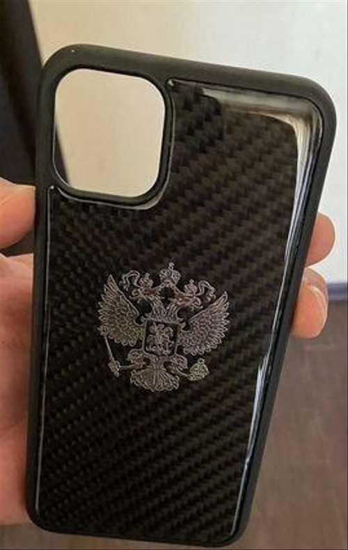 Чехол на iPhone 11 pro max Герб РФ