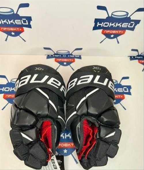 Краги хоккейные Bauer Vapor 2.9 черные SR