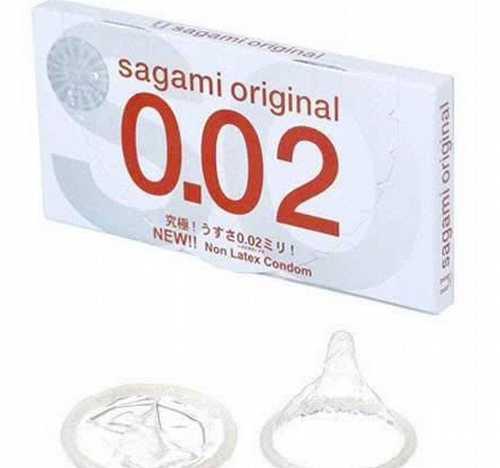 Sagami Original 0.02 - 2 шт