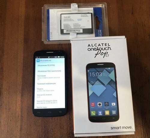 Смартфон Alcatel one touh pop c7 7041d