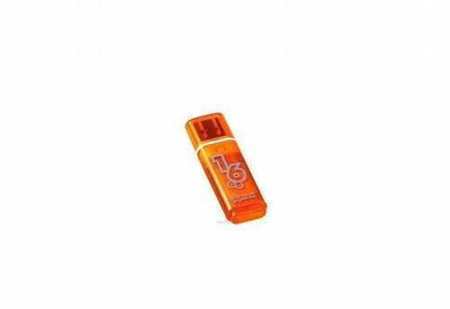 Флеш-накопитель Smartbuy Glossy series 16GB Orange