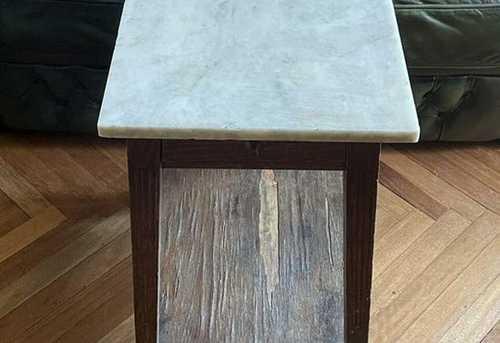 Антикварный столик с мраморной столешницей, Англия