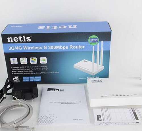 Маршрутизатор netis MW 5230 USB (модем) 300 Mb/s 2