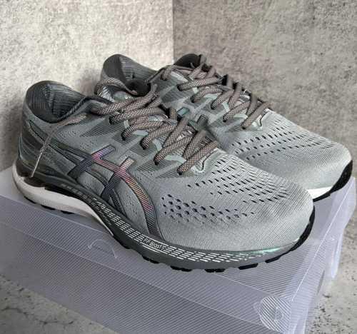 Волейбольные кроссовки asics gel-kayano 28 серые