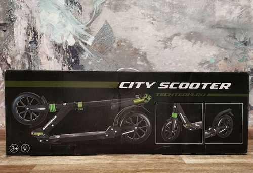 Самокат Tech Team City Scooter Белый Новый