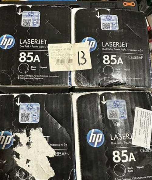 HP 85A (black) набор, 2 шт. x 1600 стр. (ce285af)