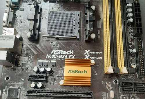 Материнская плата asrock n68c-gs4 fx