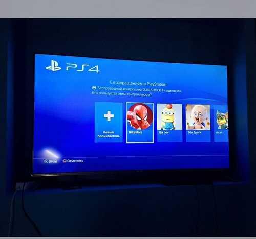 Sony playstation 4 slim 1tb с играми