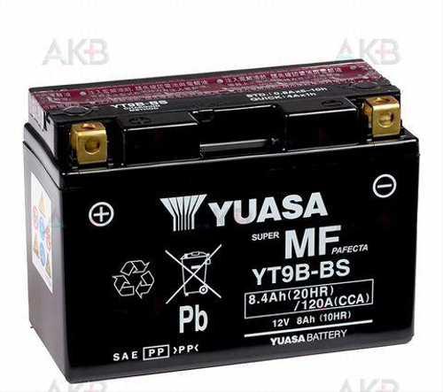 Аккумулятор Yuasa YT9B-BS - 8.4 Ач 120А (150x70x10