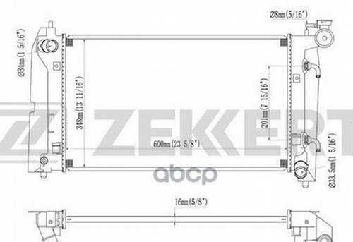 Радиатор охл. дв. Toyota Corolla (E120) 01- Co