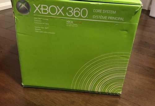 Xbox 360 в оригинальной коробке + игра