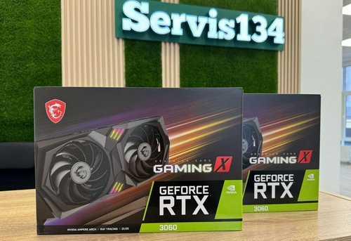 Видеокарта MSI geforce RTX 3060 Gaming X 12gb