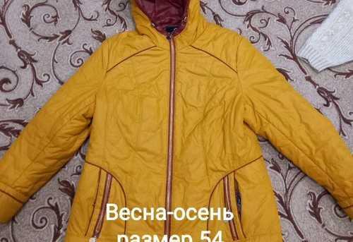 Куртка женская весна-осень 54 размер