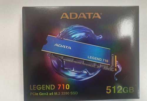 512 гб SSD M.2 накопитель adata legend 710