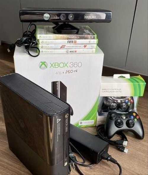 Xbox 360 Е полный коплект