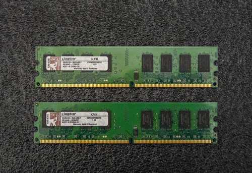 DDR2 2x2gb 800mhz 2rank CL6-6-6-18 Kingston