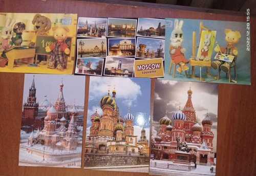 Наборы открыток СССР и современные