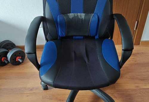 Компьютерное кресло Zombie viking-9 черный/синий