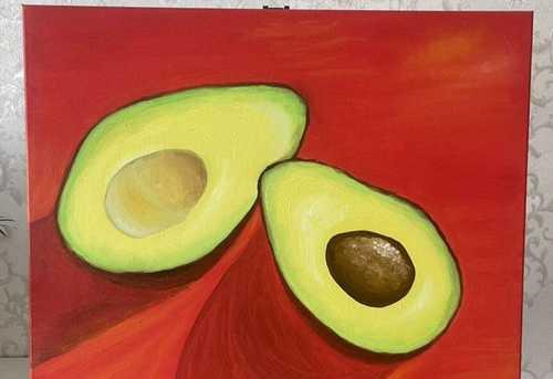 Картина маслом на холсте Авокадо