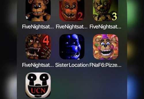Все части Five Nights AT Freddy’s