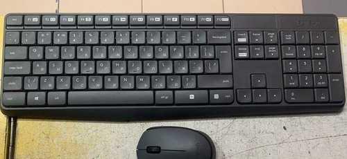 Комплект (клавиатура+мышь) Logitech MK235