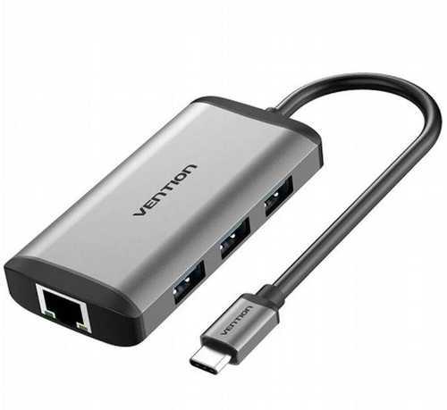 3-port USB Type C Hub Vention cnbhb (USB #376677