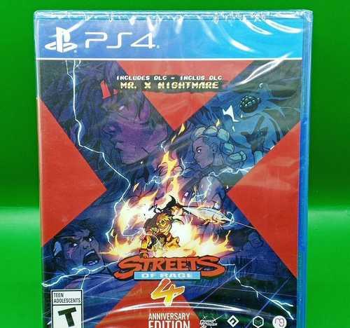 Streets of Rage 4 Anniversary edition PS4