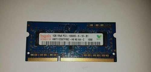 DDR3 SO-dimm 1GB Hynix PC3-10600S 1333MHz