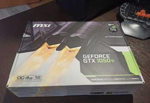 Видеокарта gtx 1050 ti 4gb msi