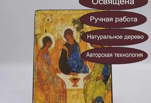 Святая Троица. Андрей Рублёв, 13x20х1,8 см, арт А3