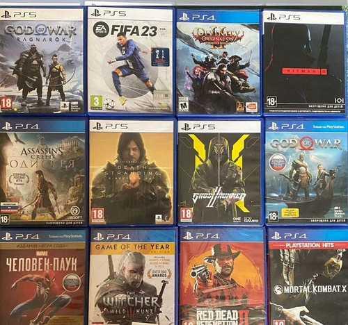 Диски игры Playstation 4 / PS4 / PS5 Лицензия