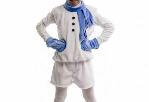 Новогодний костюм снеговика 122-128
