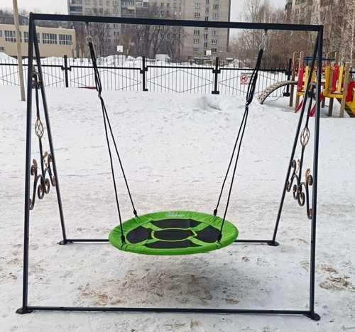 Садовые качели кованные