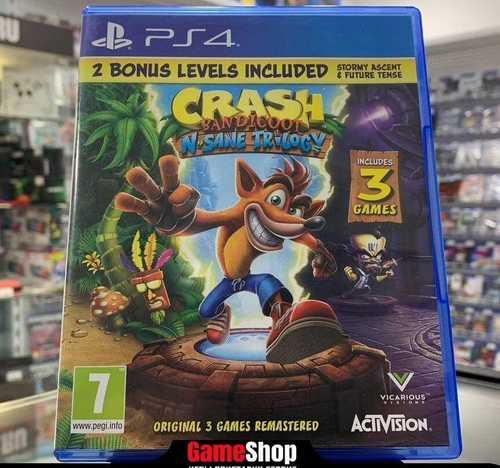 Crash Bandicoot : The N Sane Trilogy PS4 Б/У