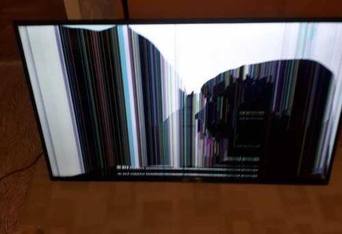 Телевизор samsung UE50MU6100U разбит экран