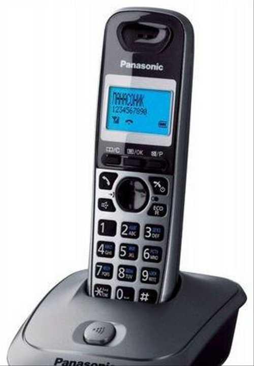 Радиотелефон dect Panasonic KX-tg2511ru grey