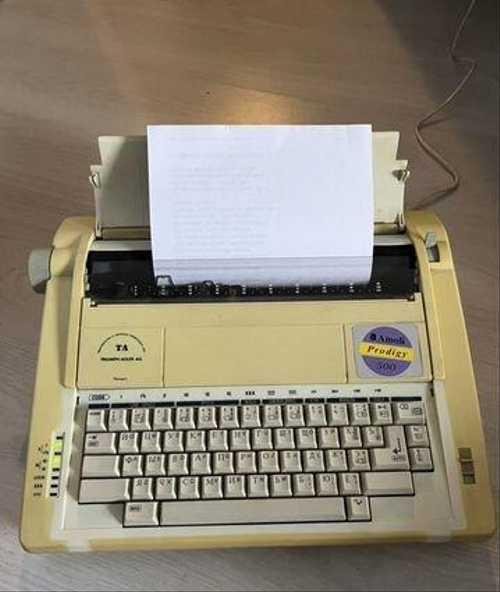 Пишущая машинка электронная