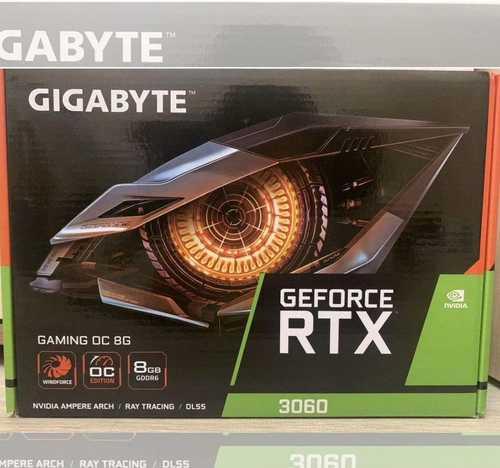 Новая видеокарта Gigabyte RTX 3060 8Gb Gaming