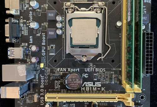 Мат.плата asus h81m-k