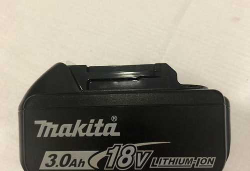 Новая аккумуляторная батарея Makita 3.0 Ah 18 v