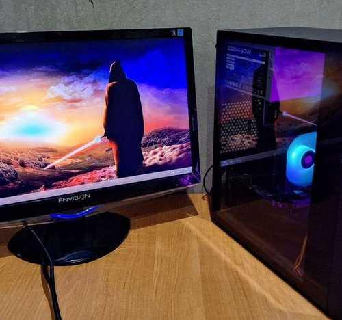 Игровой пк i7x8/GTX 1050Ti/SSD