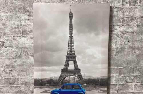 Картина интерьерная Париж Эйфелева башня