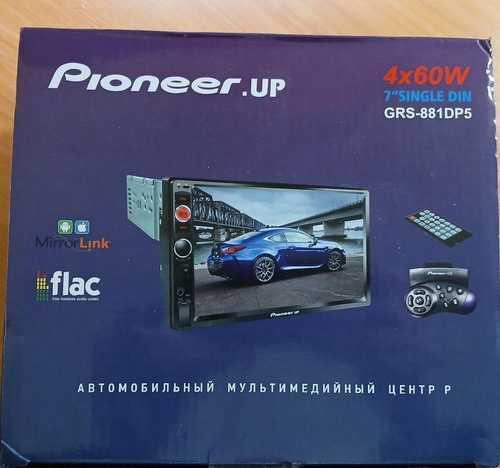 Автомагнитола Pioneer 1din экран 7 дюймов