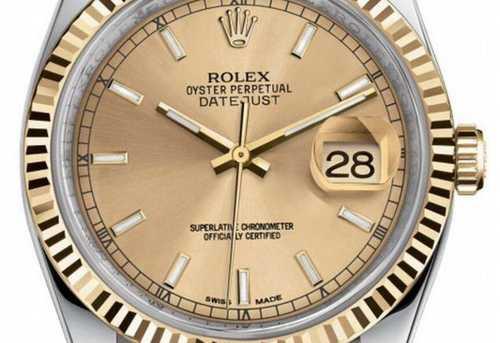 Часы Rolex DateJust 36mm 116233 Gold Dial