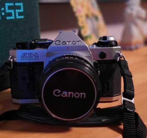 Canon AE 1 program ae1   2 объектива, вспышка