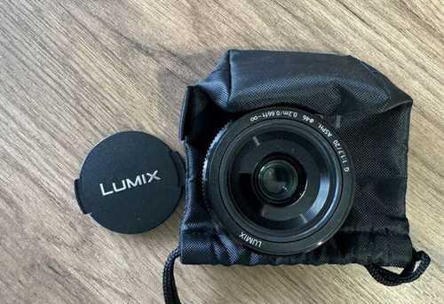 Объектив lumix 20mm F/1.7 mk ii