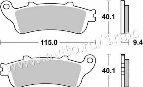 Передние колодки Honda NT650, VFR800, XL1000