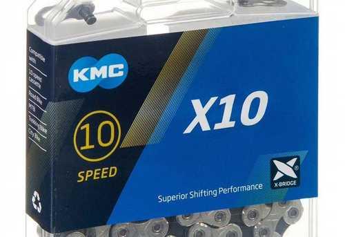 Цепь 10-ти скоростная, KMC X10, 1/2"x11/128" 116 з