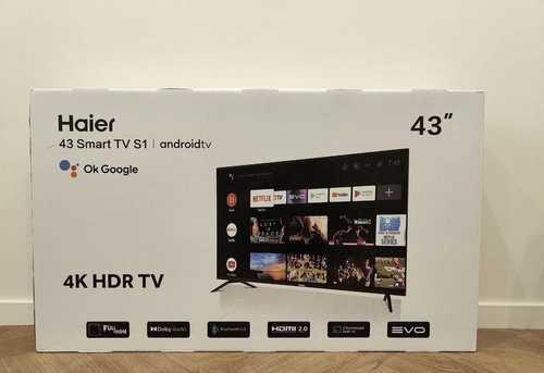 Телевизор Haier 43 SMART TV S1, 43"(109 см), UHD 4